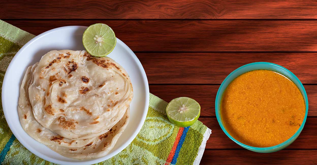 Porotta made of rice? Whip out soft and flaky porotta using leftover ...