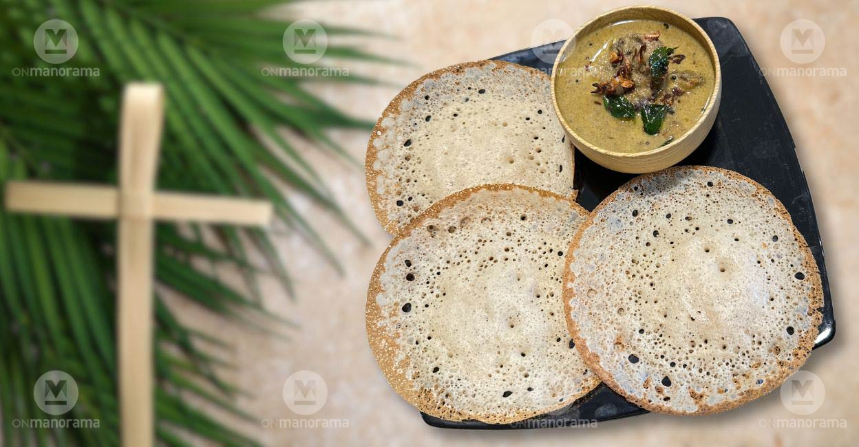 Ragi palappam | Easter Special millet hoppers | Onmanorama Food ...