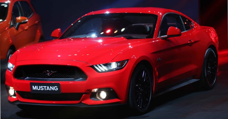 Ford launches Mustang in India at Rs.65 lakh | Auto News | Car and Bike ...