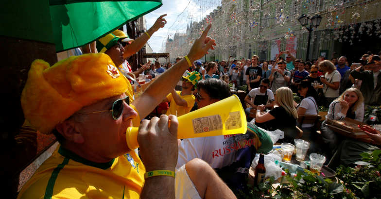 Latins around the world unite - once every four years