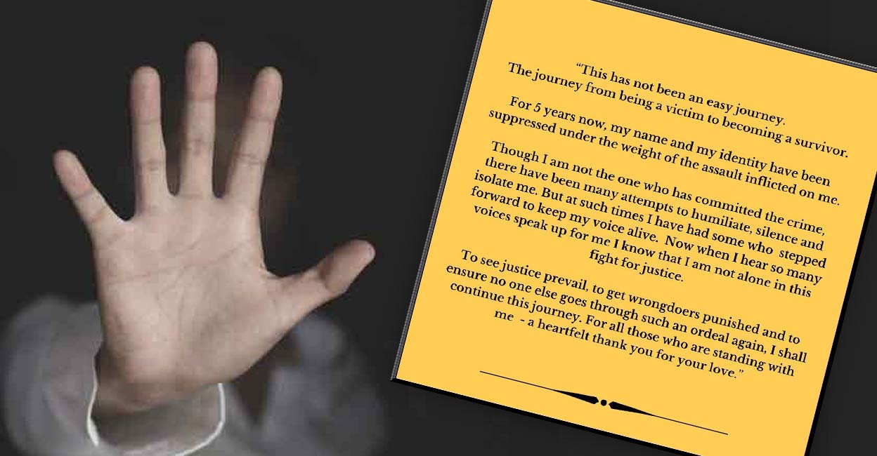 Actor assault case: Survivor says she is not alone in fight for justice ...