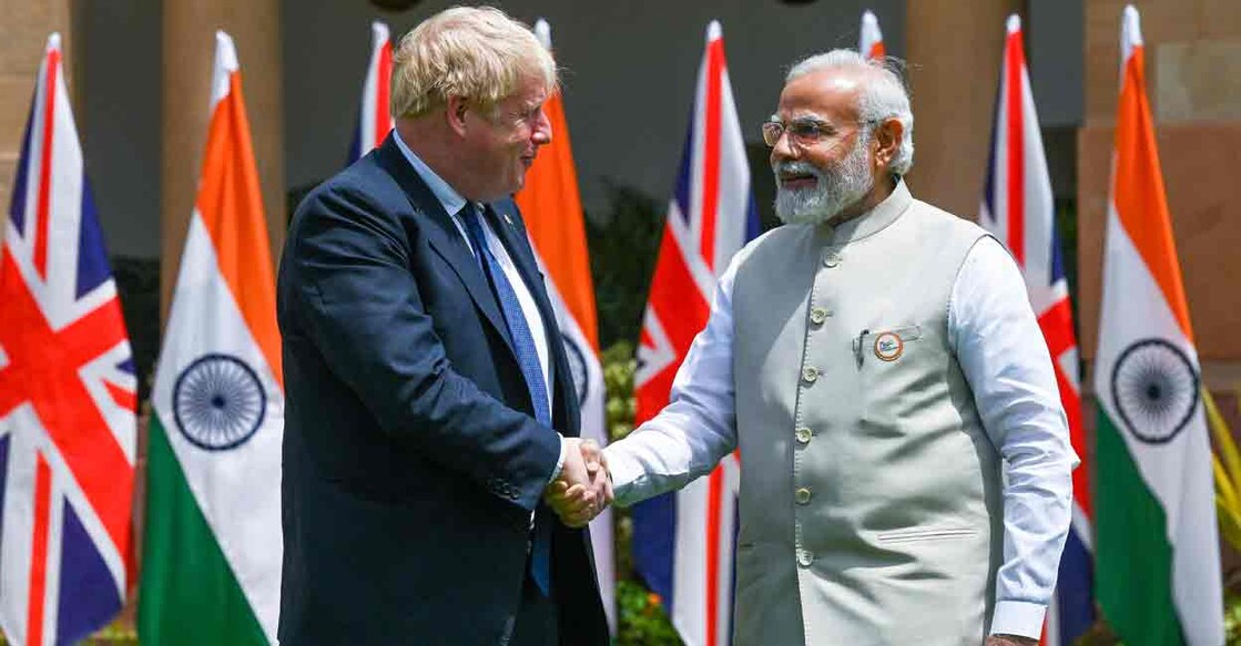 PM Modi holds talks with British counterpart Boris Johnson