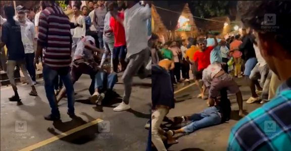 Brawl breaks out at Manaveeyam Veedhi in TVM; one person in custody ...