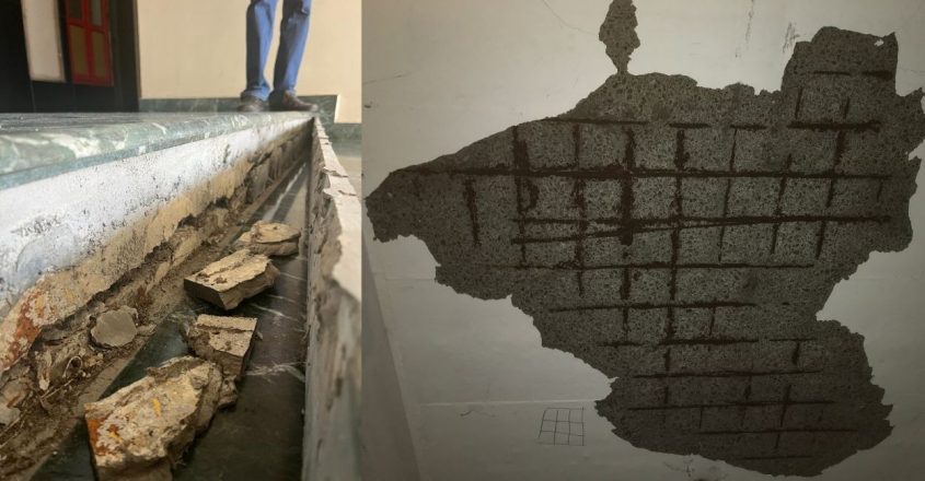 Falling concrete, taped granites: Army people’s Kochi flats crumble by ...