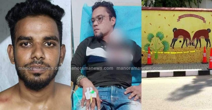 Argument over recording Instagram Reels: Local goon hacks youth at Manaveeyam Veedhi | Onmanorama