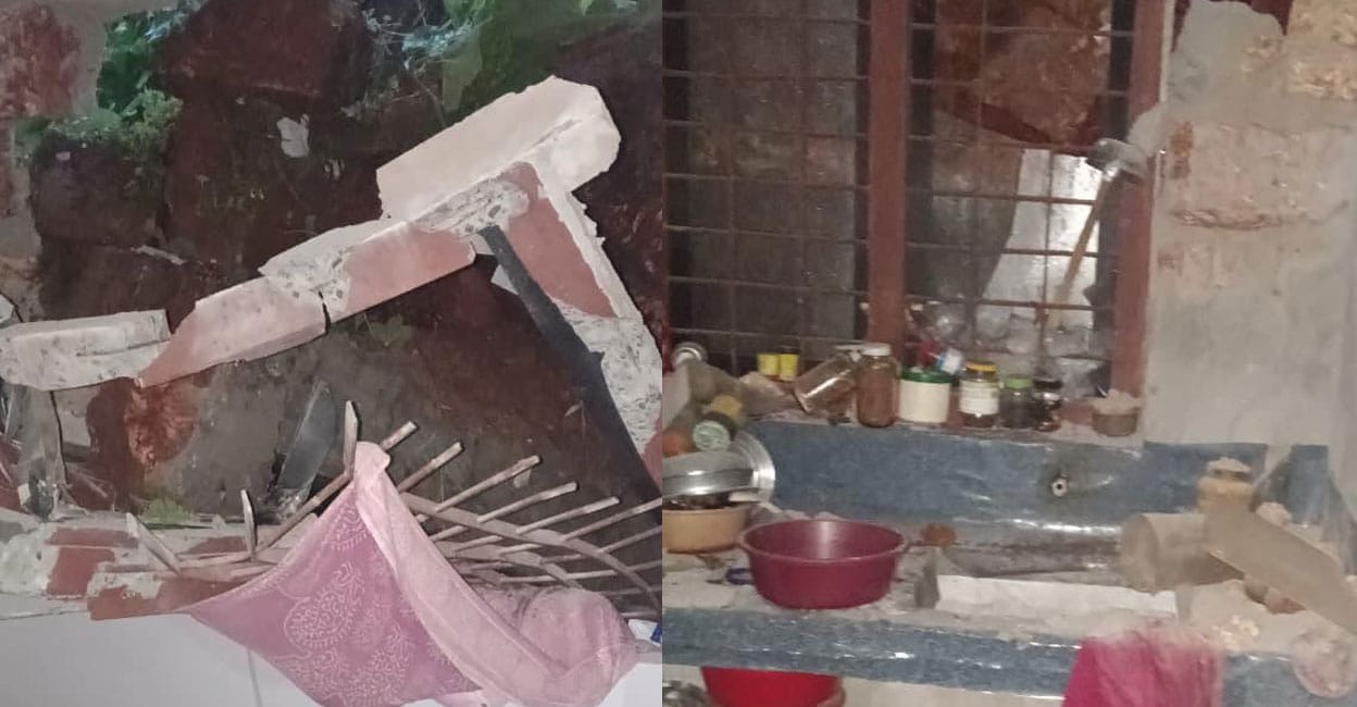Newly built LIFE Mission house collapses in Kozhikode; infant injured ...