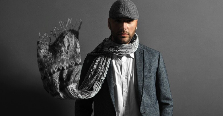 Different ways men can drape scarves