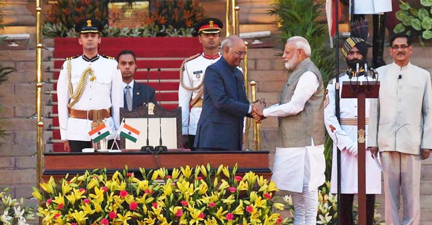 Modi's gentle style statement at swearing-in ceremony | Lifetstyle ...