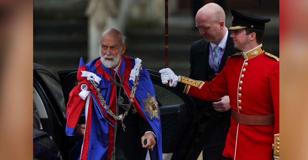 Royals wear traditional robes during King Charles' coronation, guests ...