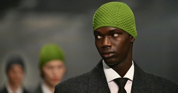 Dolce & Gabbana's black-clad men exude sober and sleek elegance ...