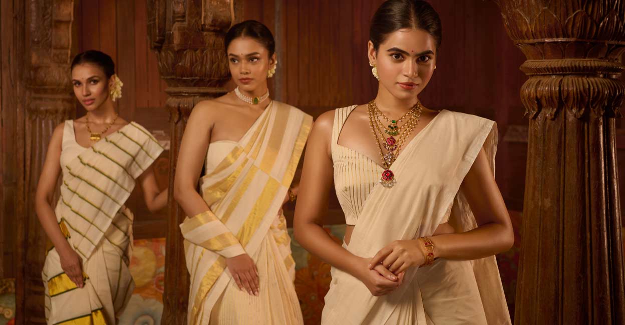 These royal themed Onam outfits from Kochi boutique blends tradition ...