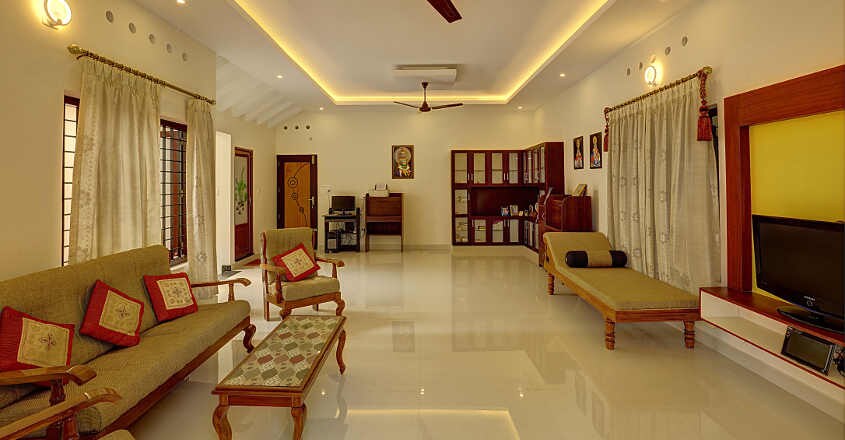 Elegance, exquisite design mark this ‘three faced’ Puthupally house ...