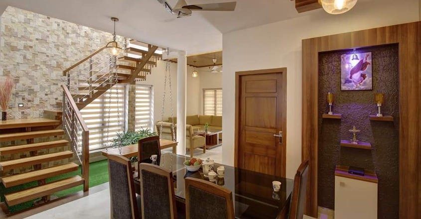 Built on 6-cent plot, this Thiruvalla house is incredibly spacious ...