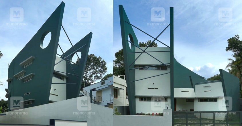 Beauty of this winged mansion in Kazhakoottam will bowl you over