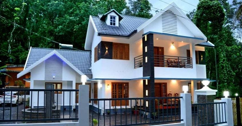 NRI’s dream home in Kottayam blends modern and traditional Kerala ...