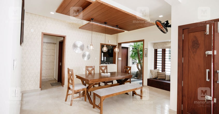 Surrounded by lush greenery, this Cherai house is cool and beautiful ...