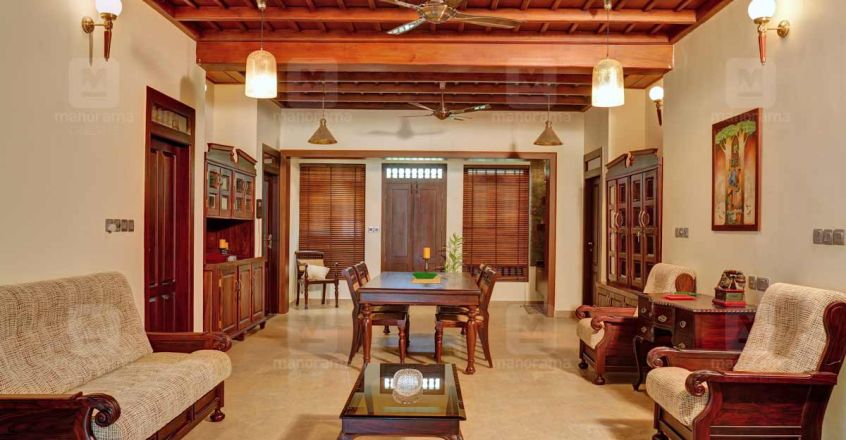 Tradition joins hands with modernity in this grand Kumbanad mansion ...