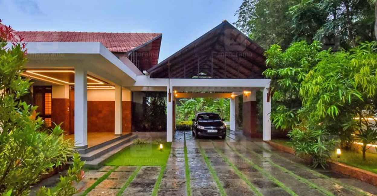 Award winning Thrithala house perfectly suits the tropical weather of ...