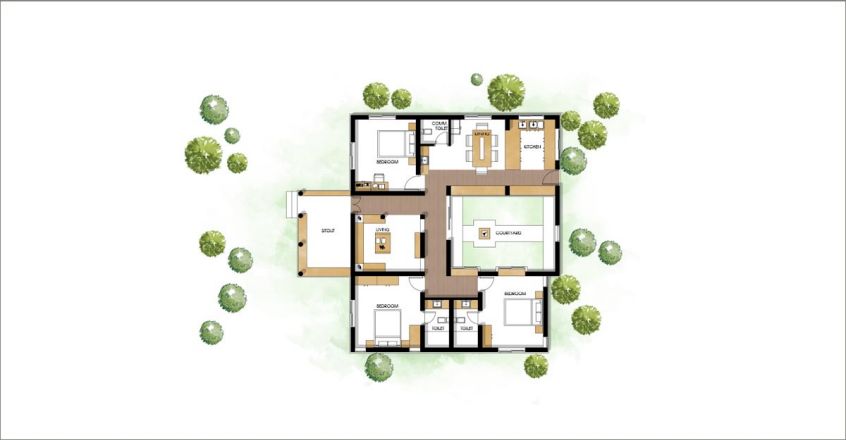 Rs 30 lakh house amid nature in Thrissur that's winning hearts ...