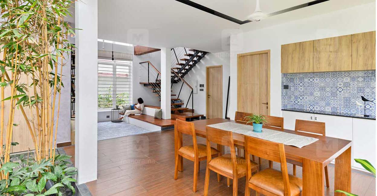 Positivity and elegance exude from this contemporary Palarivattam house