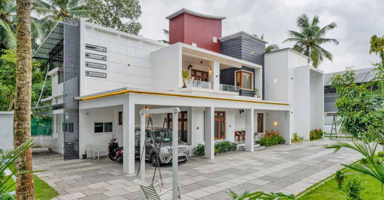 This Tirur house has colourful exteriors and super interiors ...