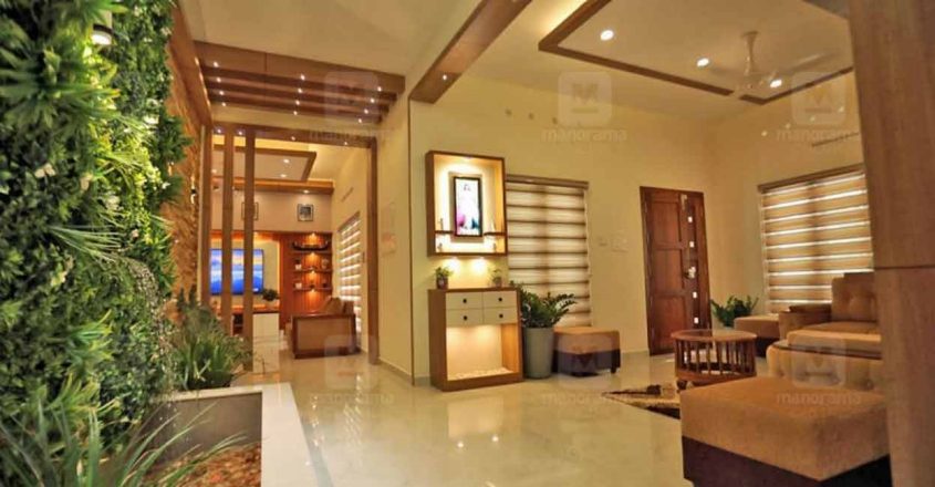 With alluring landscape and splendid design this Kottayam house is ...