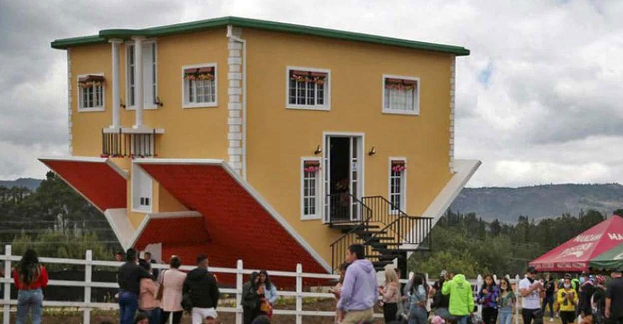 Here’s why the world applauds the upside - down house in Colombia