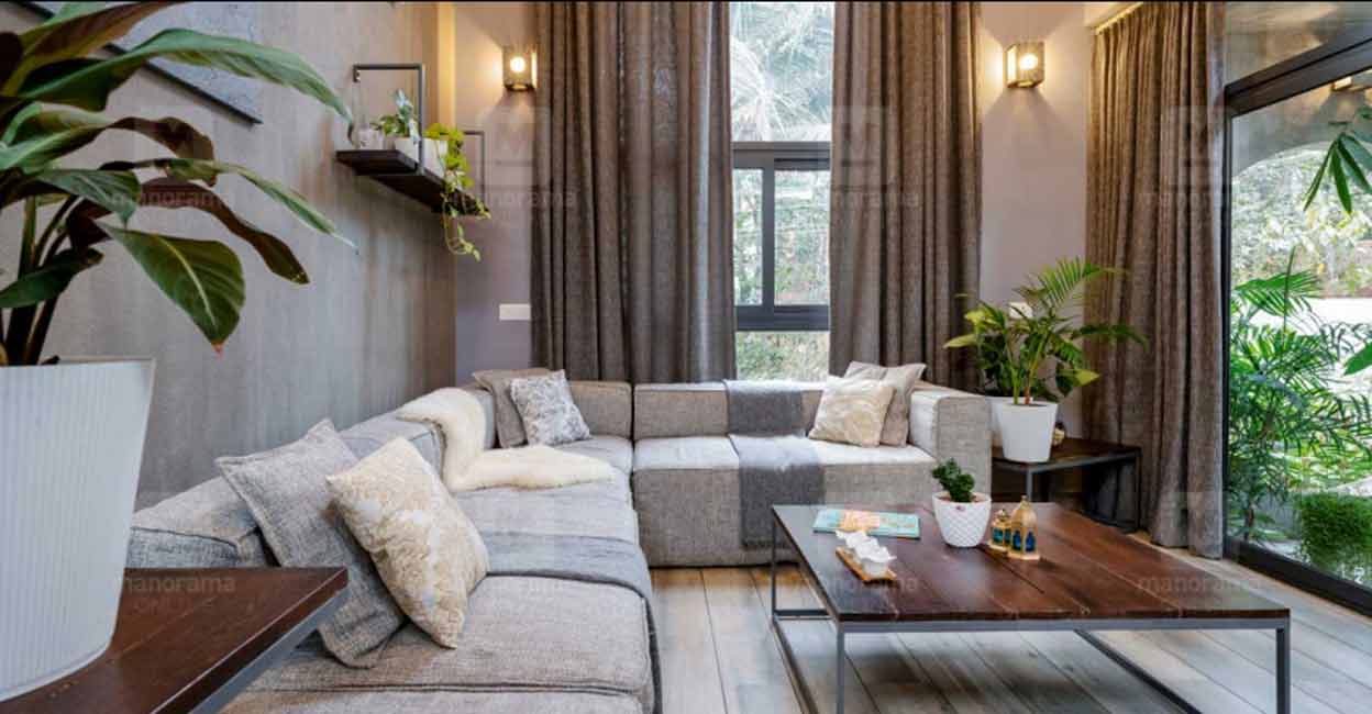 Rustic themed house in Tirur impresses with unique designer features ...