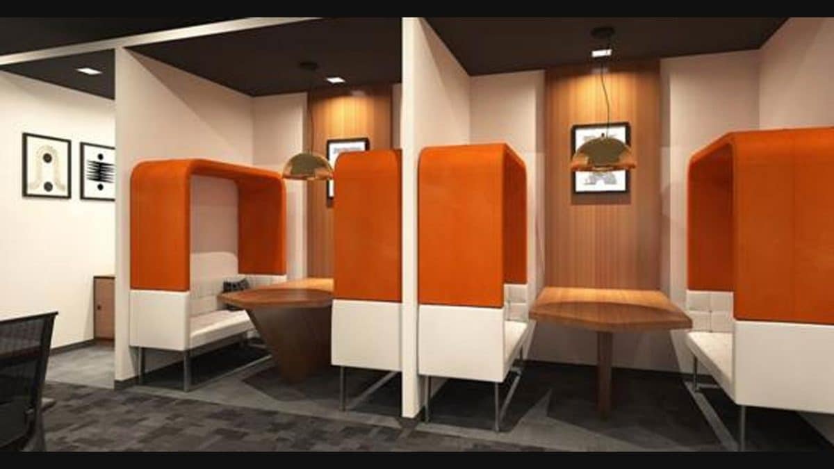 Orange Office Design