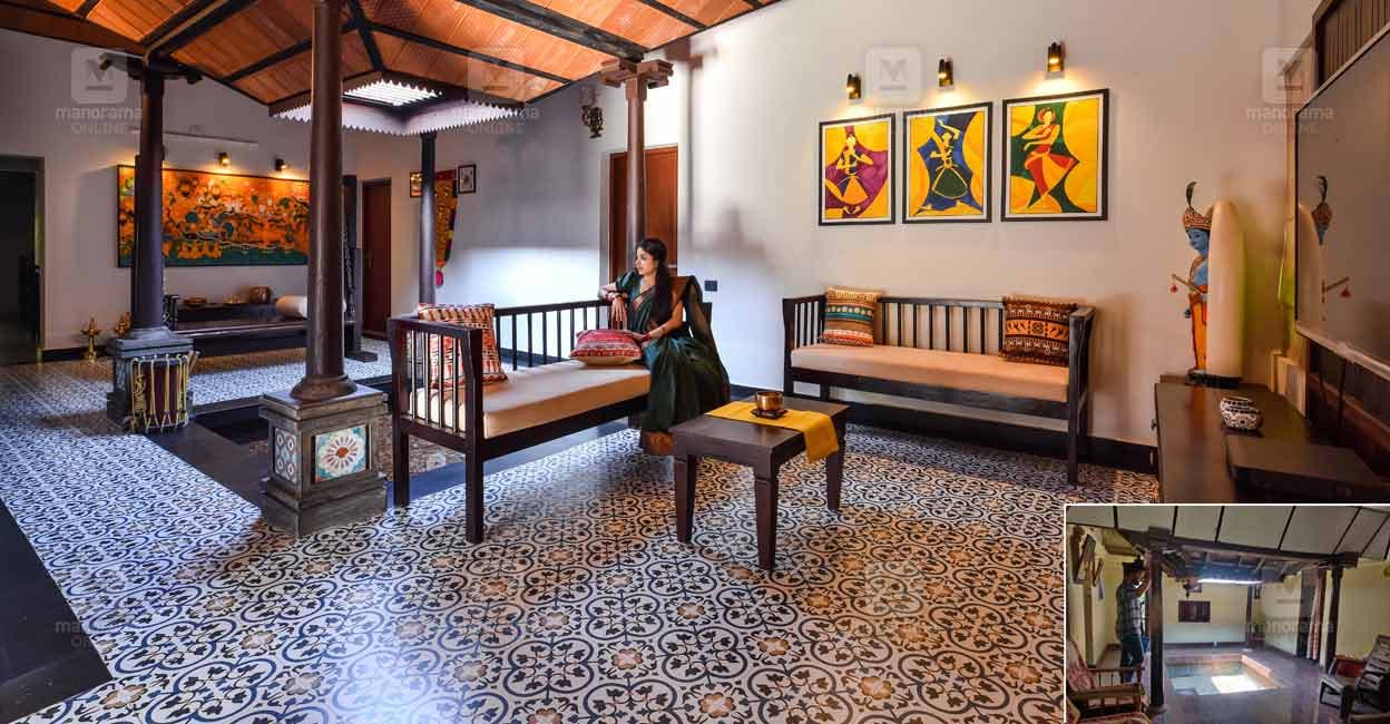 When interiors of an ancestral house was renovated retaining heritage ...