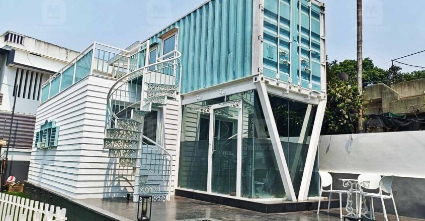 Awesome container house in Irinjalakuda with amazing modern features ...