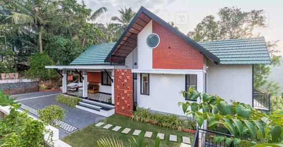 This cost effective house in Mallappuram stands out for its compact ...