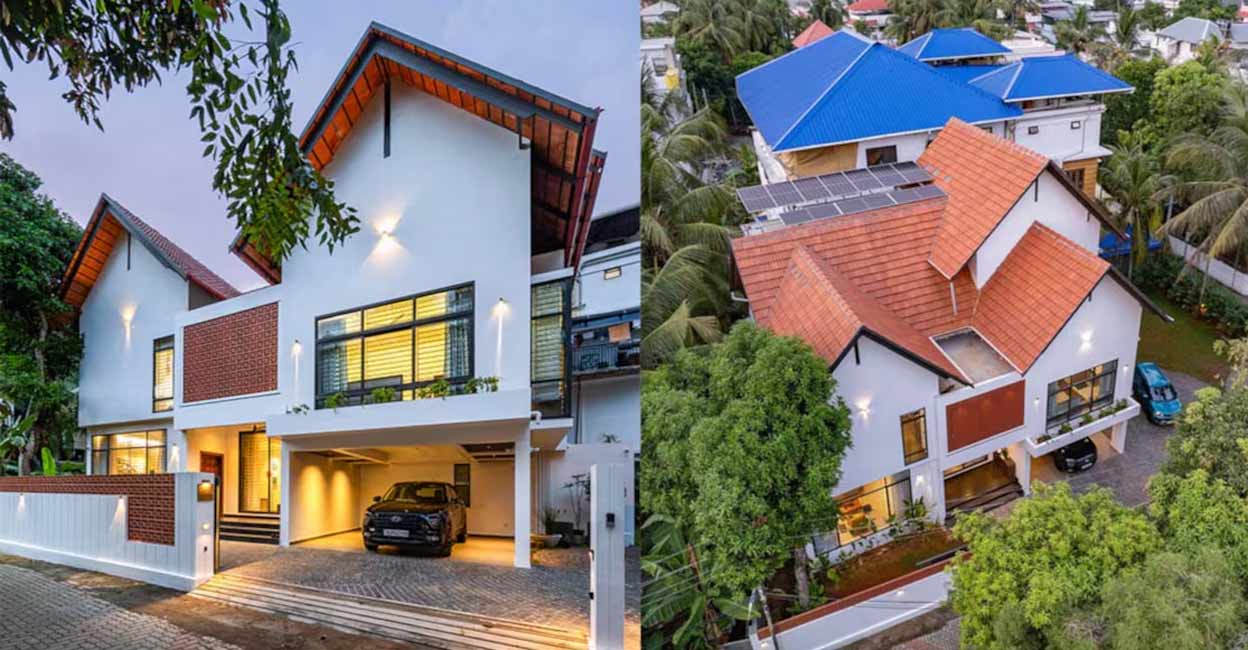 Classy abode on 6-cent plot in Mamangalam sets examples in several ...