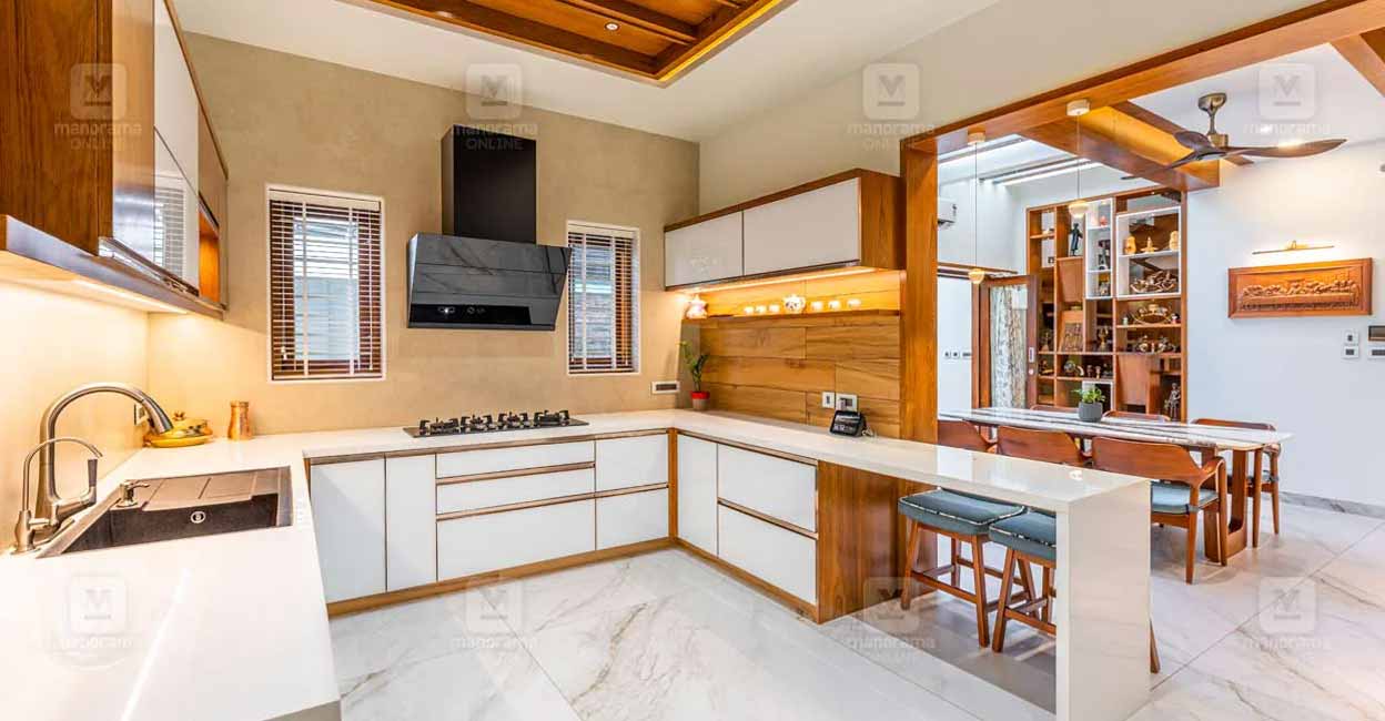 Gloss, luxury of interiors make this contemporary house in Kochi a ...