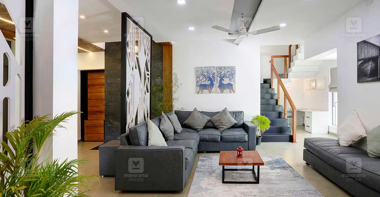 Contemporary TVPM house exudes magnificence due to its exceptional ...