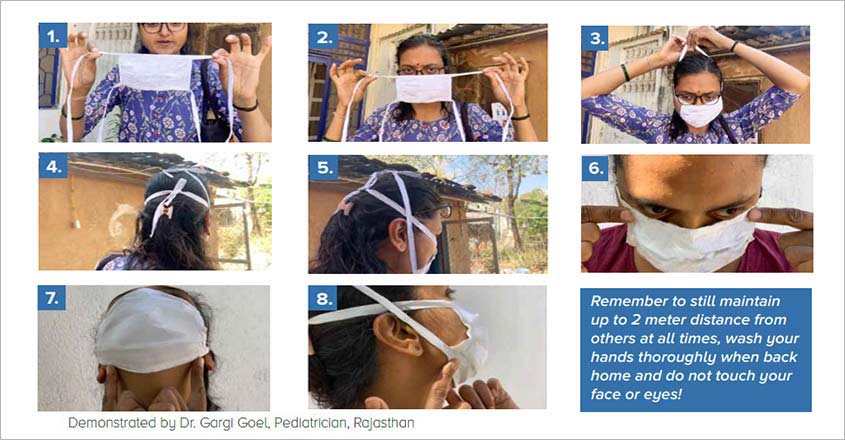 Step-by-step guide to make face mask at home | India News | English ...