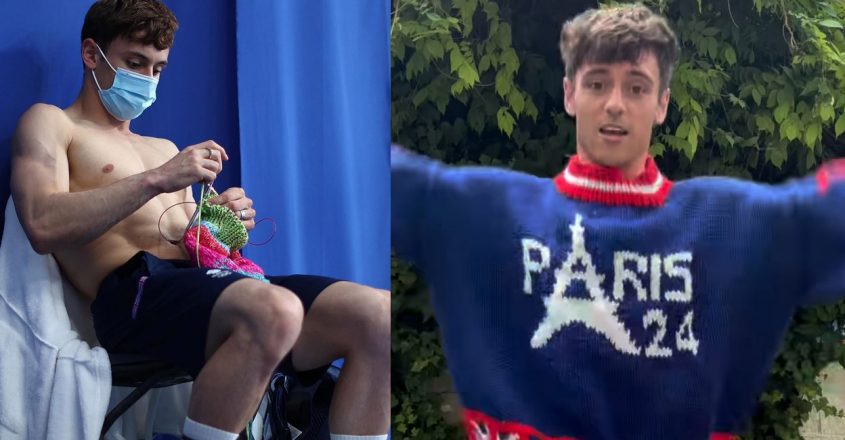 Olympian Tom Daley's crocheting: How does knitting help mental health ...