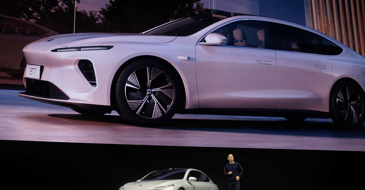 Nio launches first electric sedan model as Tesla delivers China-built ...