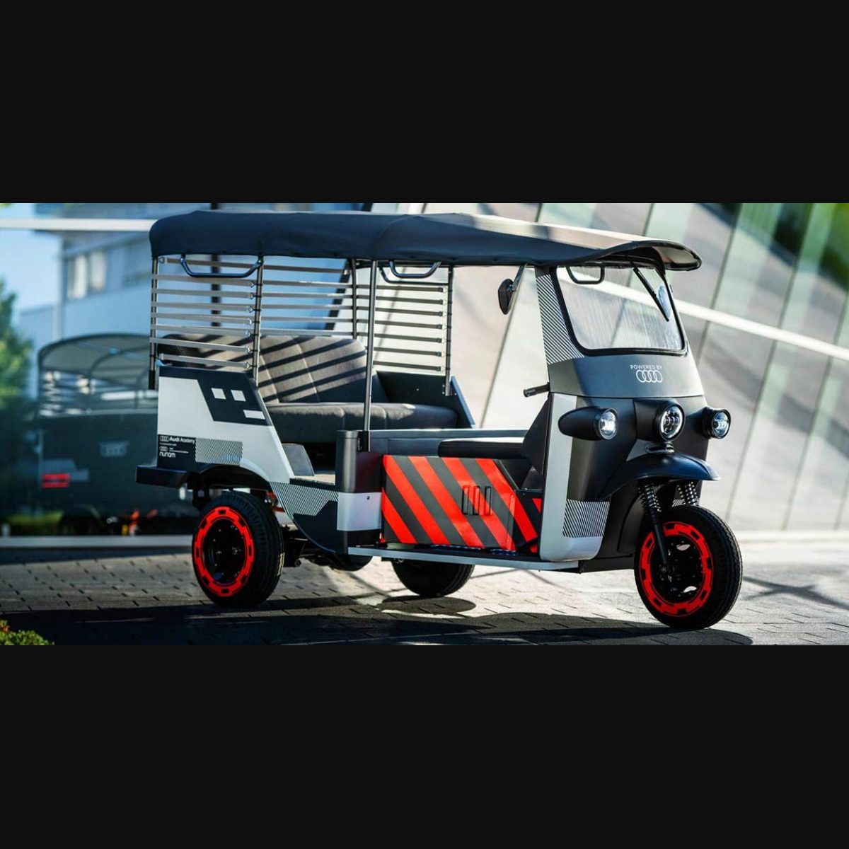 Audi E Tron s used batteries to power electric rickshaws on Indian roads
