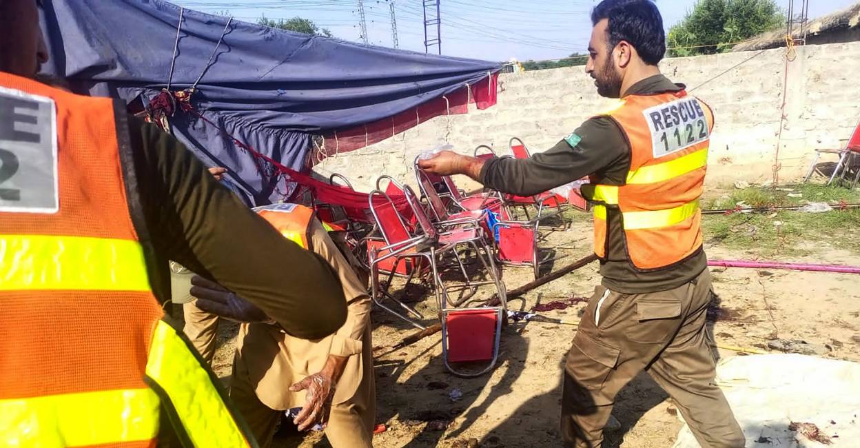 Death toll in Pakistan suicide blast touches 44, PM Sharif assures ...
