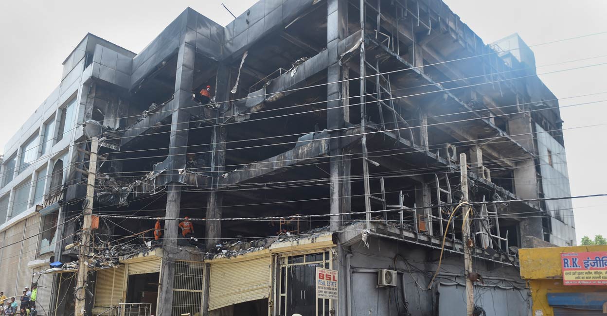 Mundka blaze building owner Manish Lakra arrested