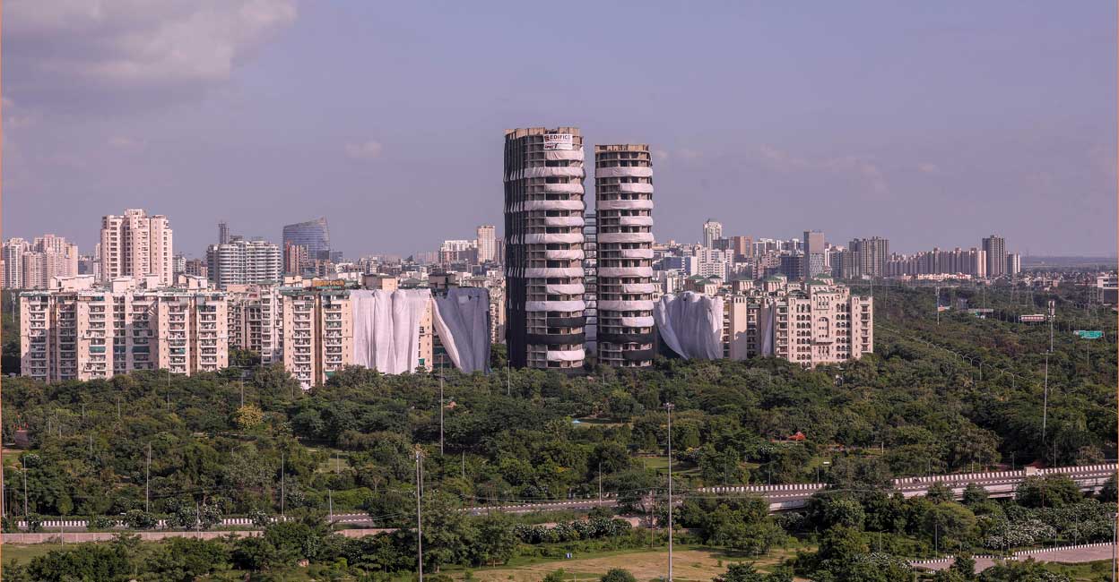 Two years after Maradu demolition, Noida twin towers razed to the ...