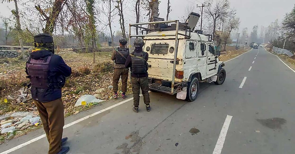 Five terrorists killed in gunfight in J&K's Kulgam