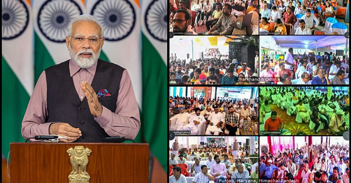 PM Modi targets Oppn, urges nation to join 'Quit India' movement against 'negative politics ...