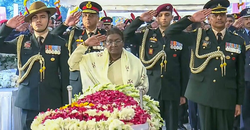 Manmohan Singh laid to rest with full state honours at Delhi's ...