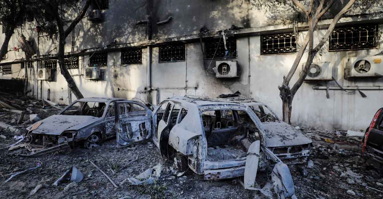 Israeli troops leave Gaza's Shifa Hospital a wreck in sea of rubble ...