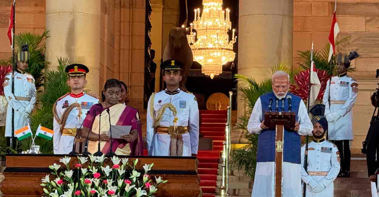 Narendra Modi sworn in as Prime Minister for third time; 2 ministers from Kerala | Narendra Modi ...