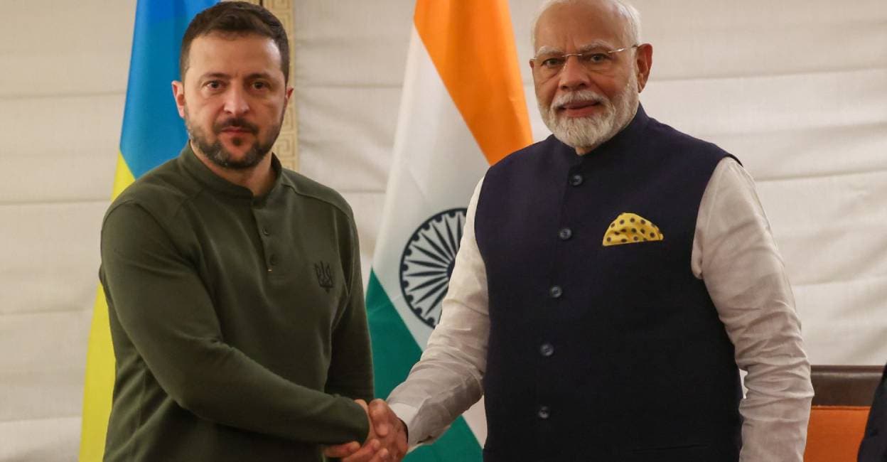 PM Modi meets Zelenskyy; reaffirms India's support for peace in Ukraine