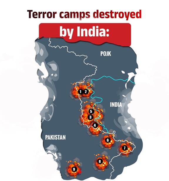 Visual explainer: How Indian forces destroyed nine Pakistan-based terror camps | Operation ...