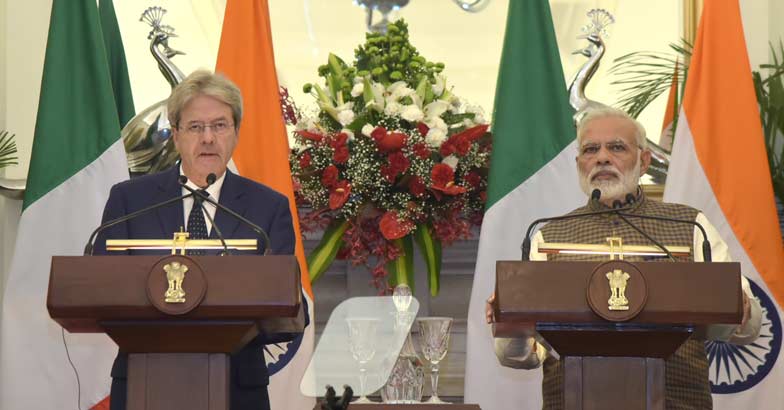 India & Italy sign 6 agreements, boost bilateral trade
